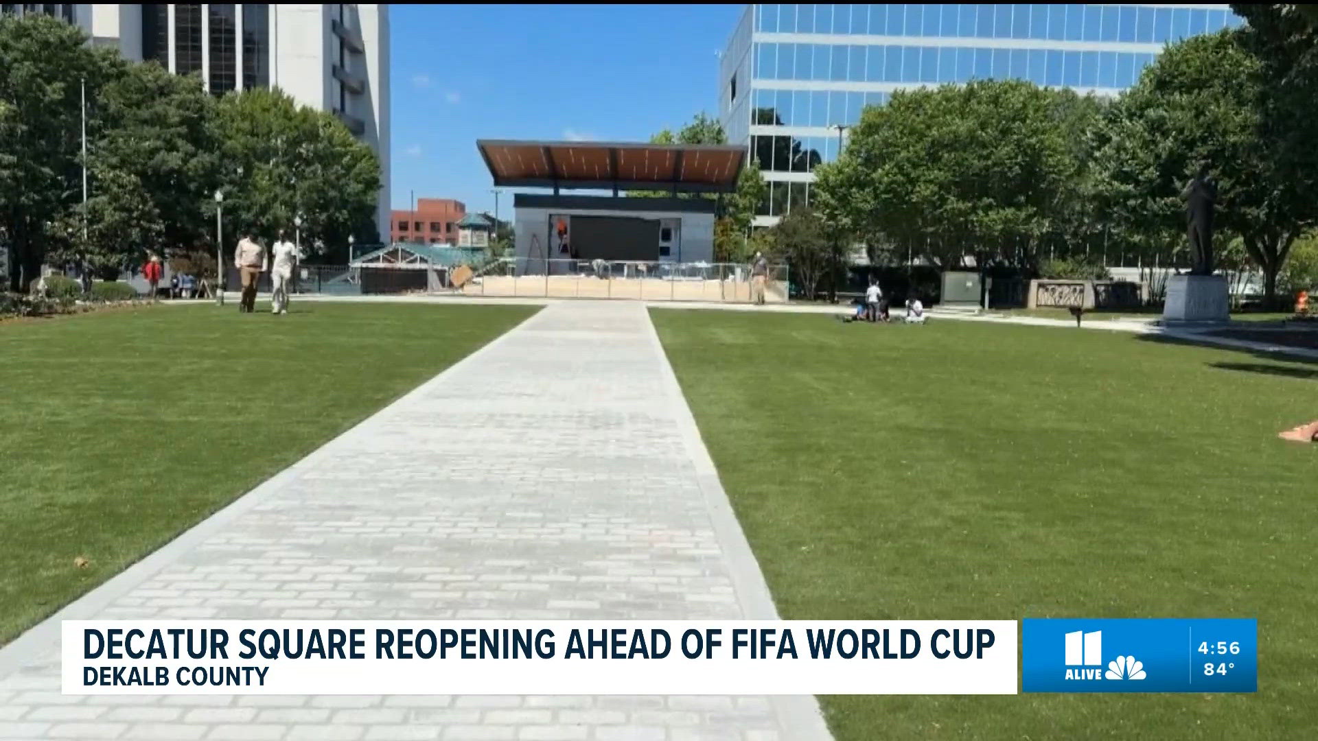Decatur Square reopening ahead of FIFA World Cup