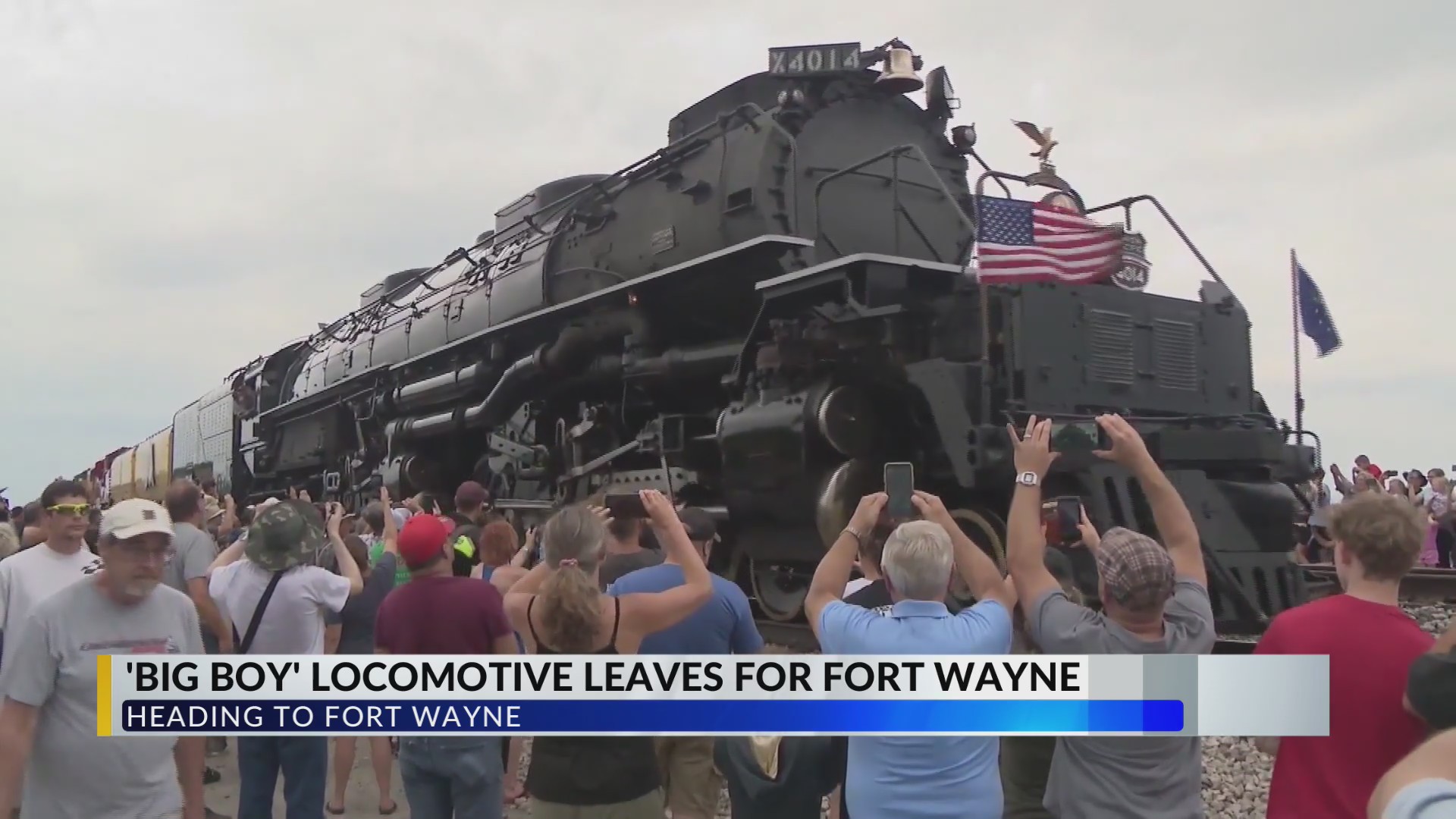 Big Boy leaves for Fort Wayne
