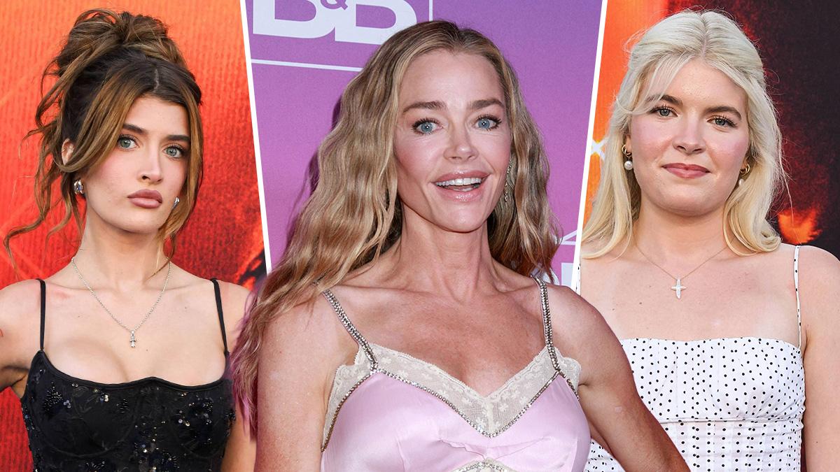 Denise Richards was 'so happy' to see daughters Sami and Lola Sheen ...