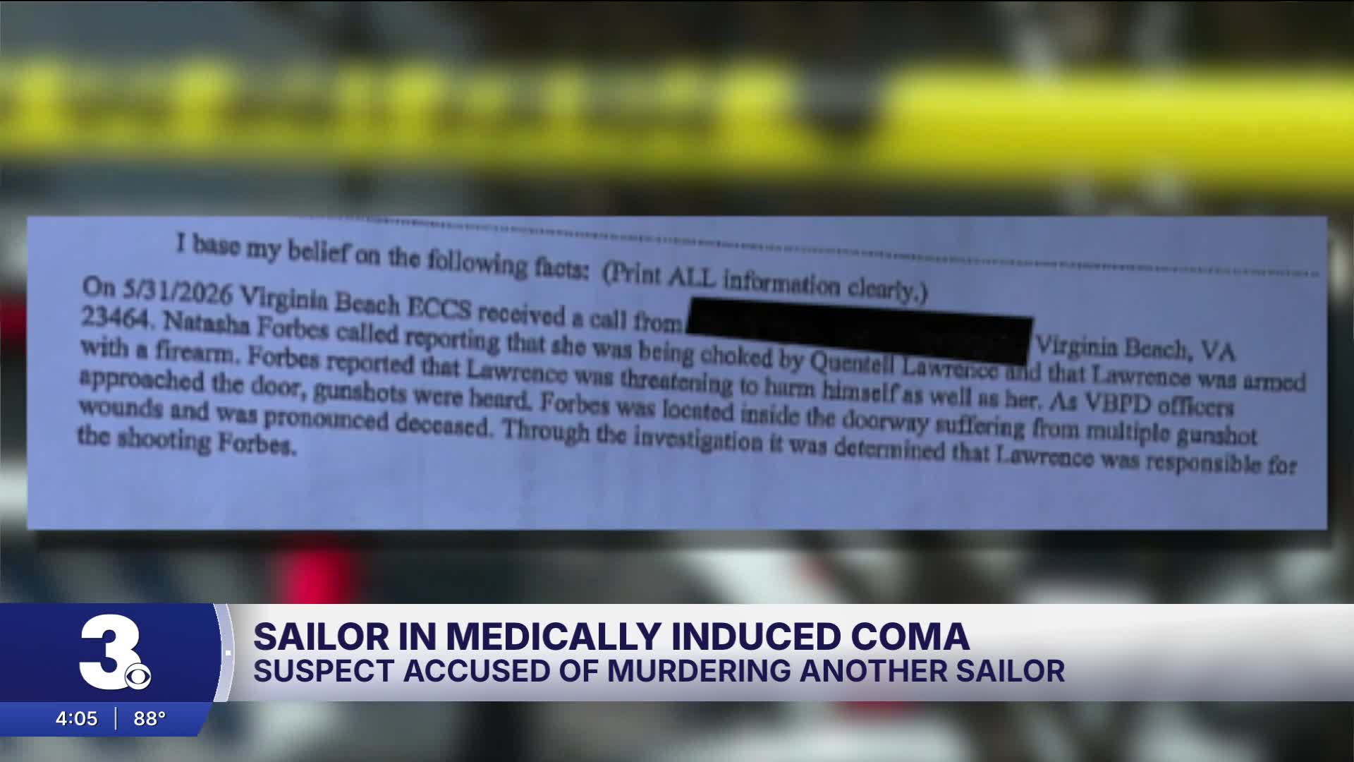 'Slimmest of chances': Sailor charged in Magnolia Chase Way murder is ...