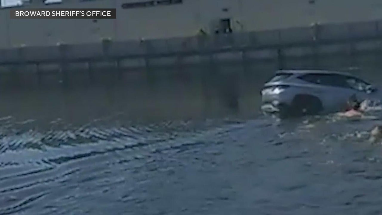 BSO releases bodycam video of recue of woman from sinking car in canal