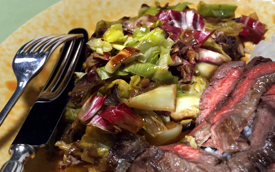 Protein-centered eating blends with French cooking techniques