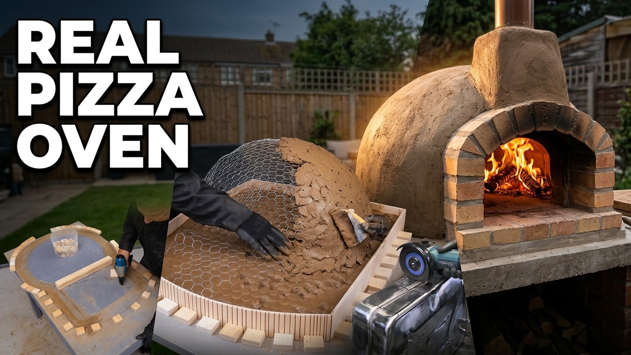 Building a real Italian pizza oven from scratch