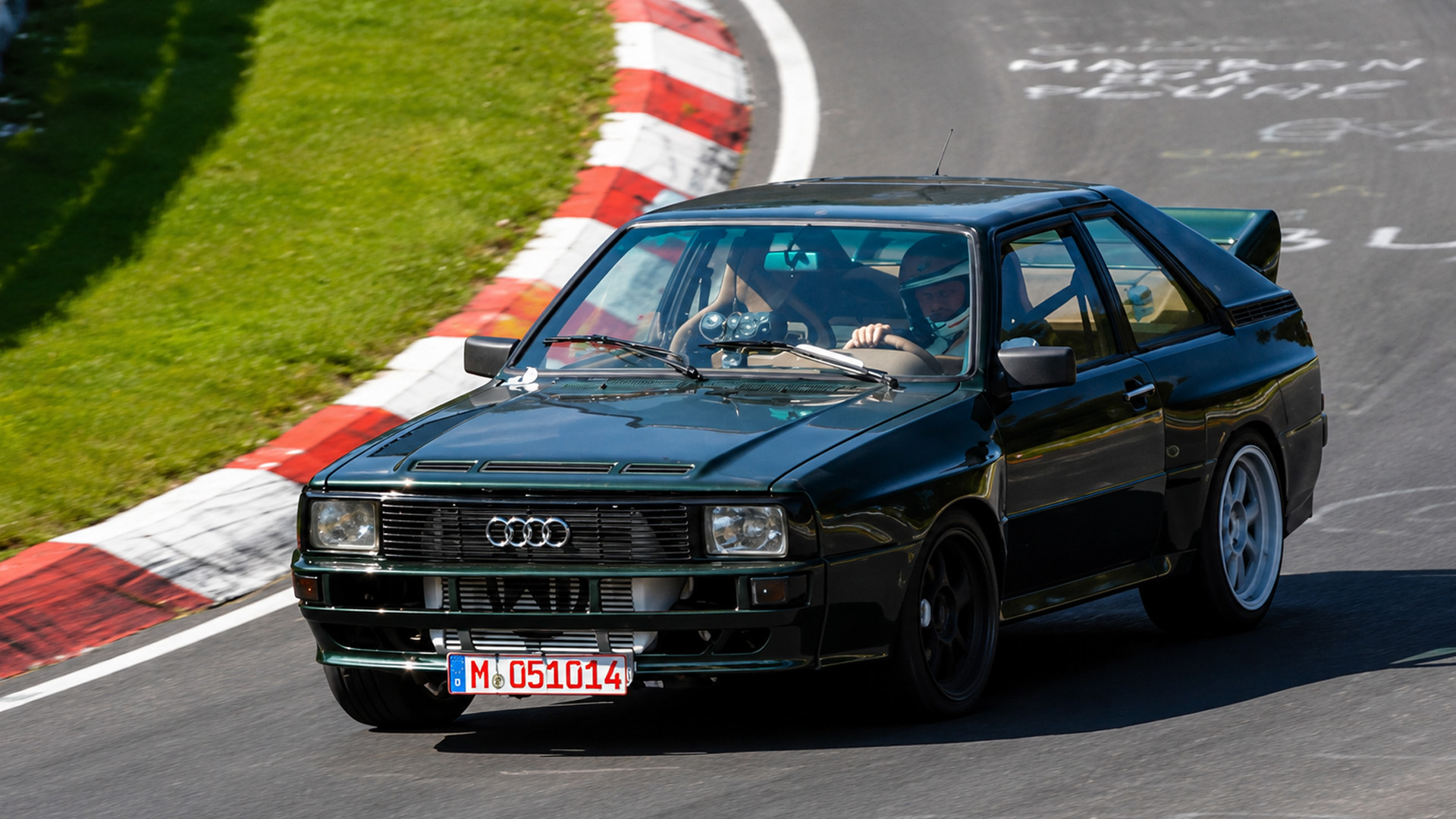 LCE performance tests the Audi Sport Quattro at the Nürburgring