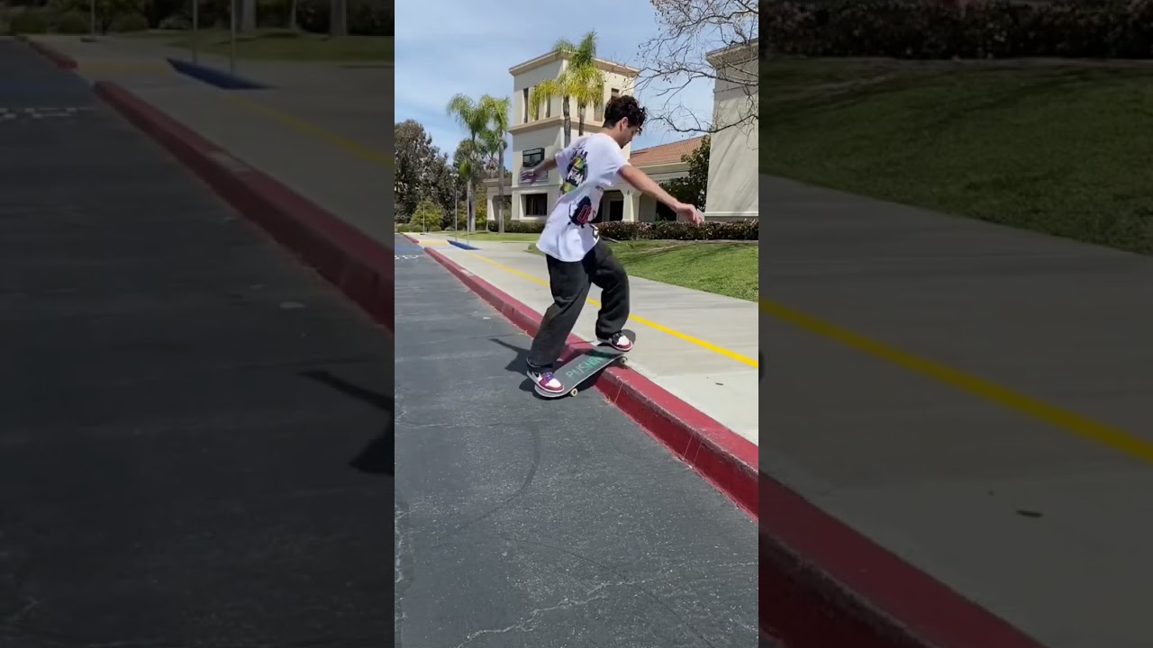 Going up stairs on a skateboard #skateboarding #shorts