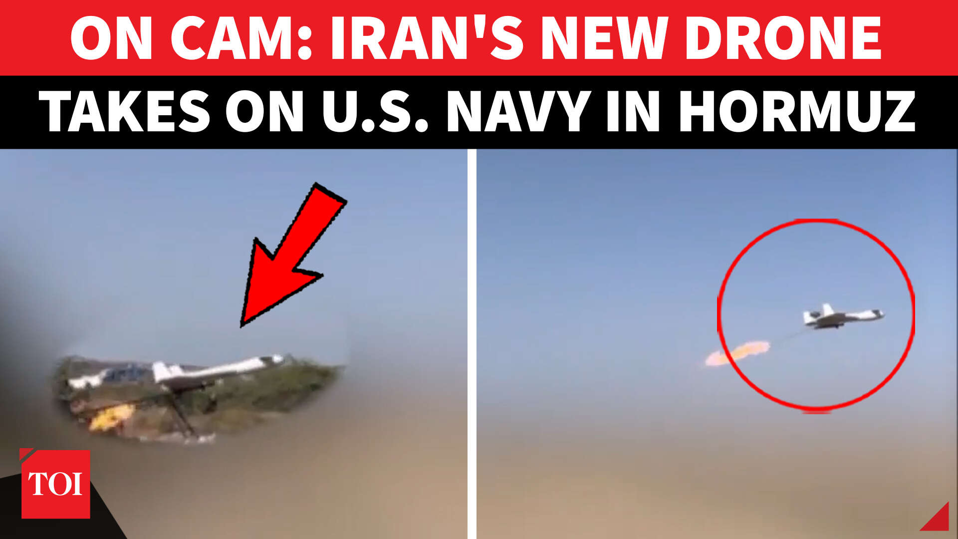 For first time, Iran unleashes new 'super-fast' drone on US warships ...