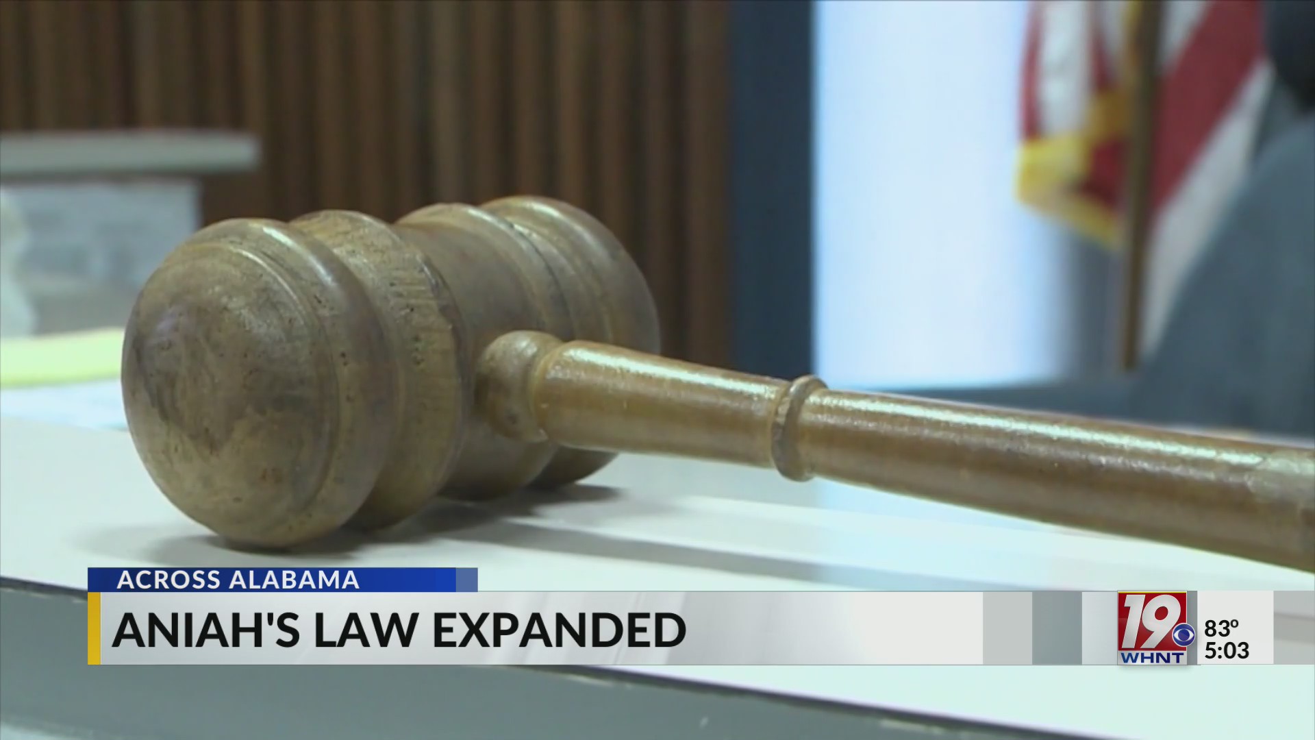 Aniah's Law expanded | June 5, 2026 | News 19 at 5:00