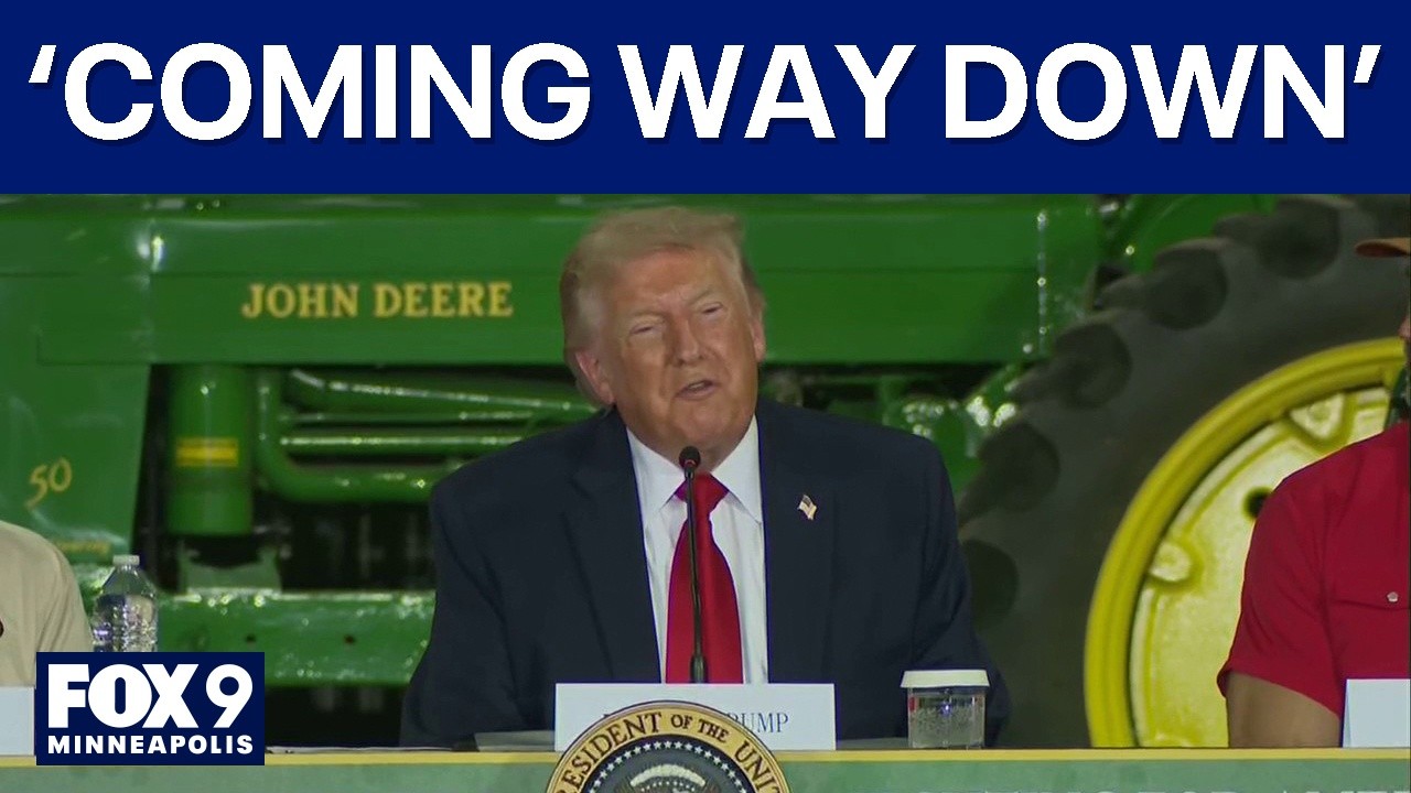 Trump: Fertilizer and gas 'coming way down'