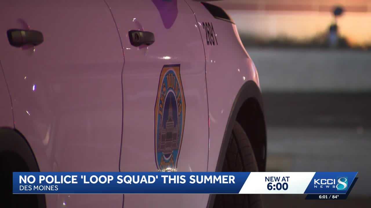 Des Moines Police Department cuts back on 'Loop Squad' amid budget changes