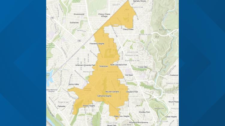 Boil water advisory issued for thousands of Northwest DC customers
