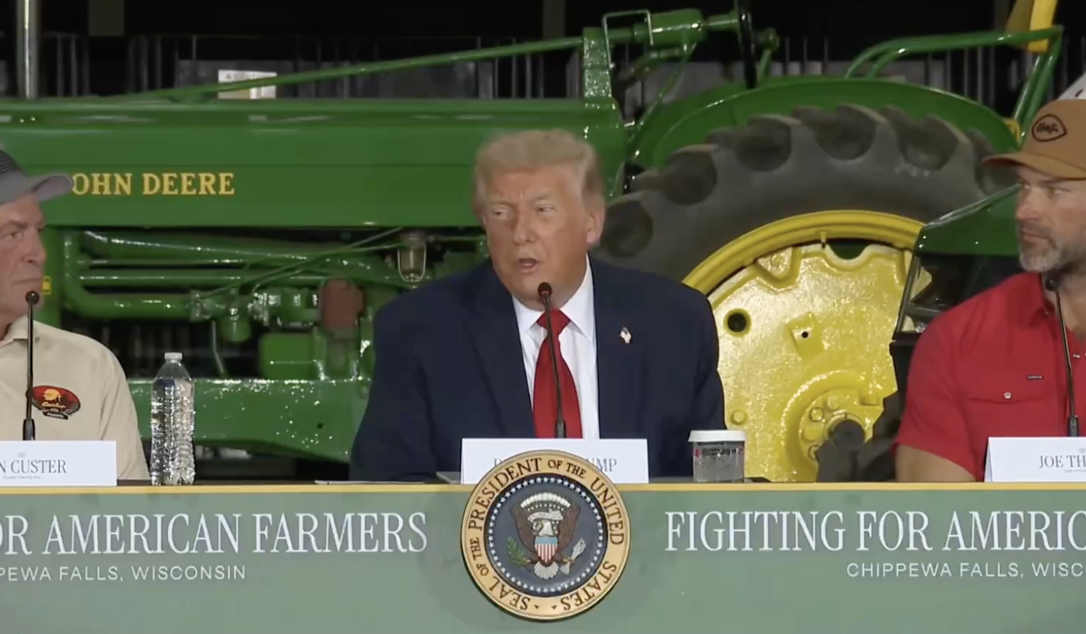 'It's a military conflict, it's practice': Trump refers to war with ...