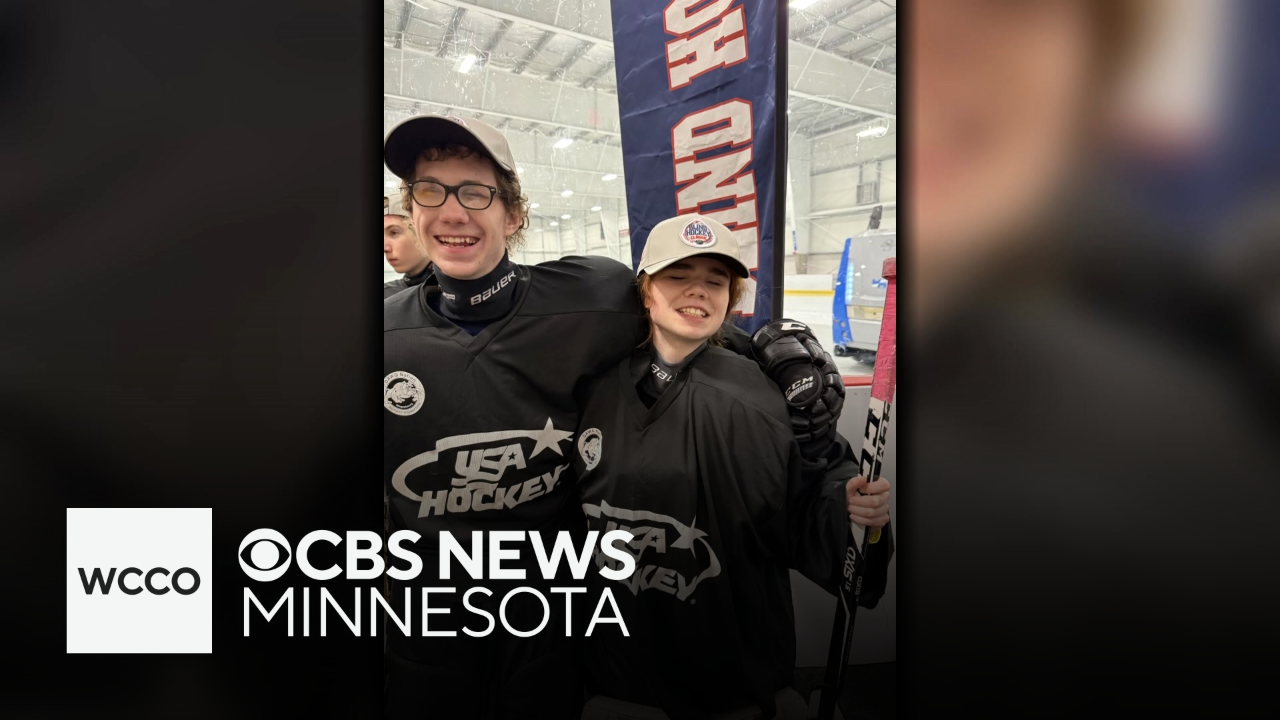 Minnesota parents create hockey league for visually impaired people