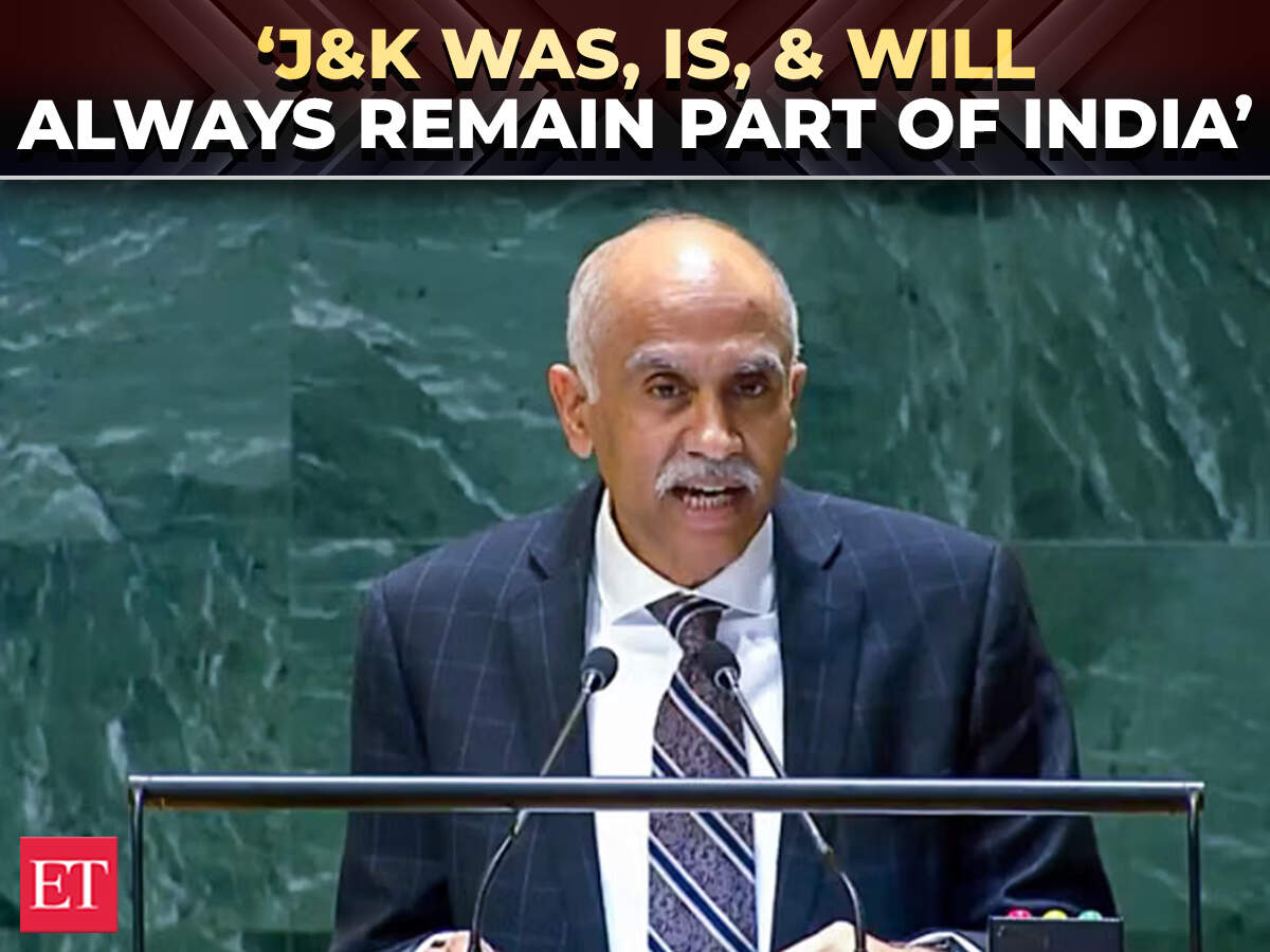 Pakistan misuses UN platforms: India responds strongly to Kashmir ...