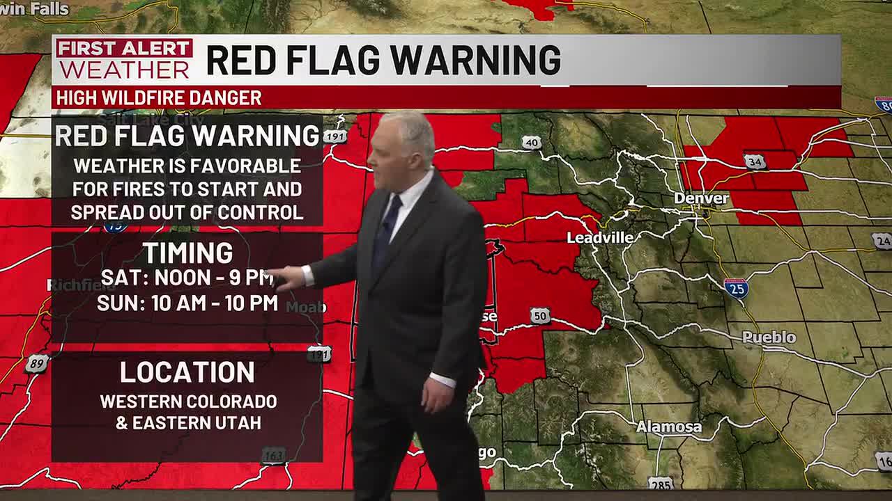 First alert | Red flag warning issued for high wildfire danger this weekend