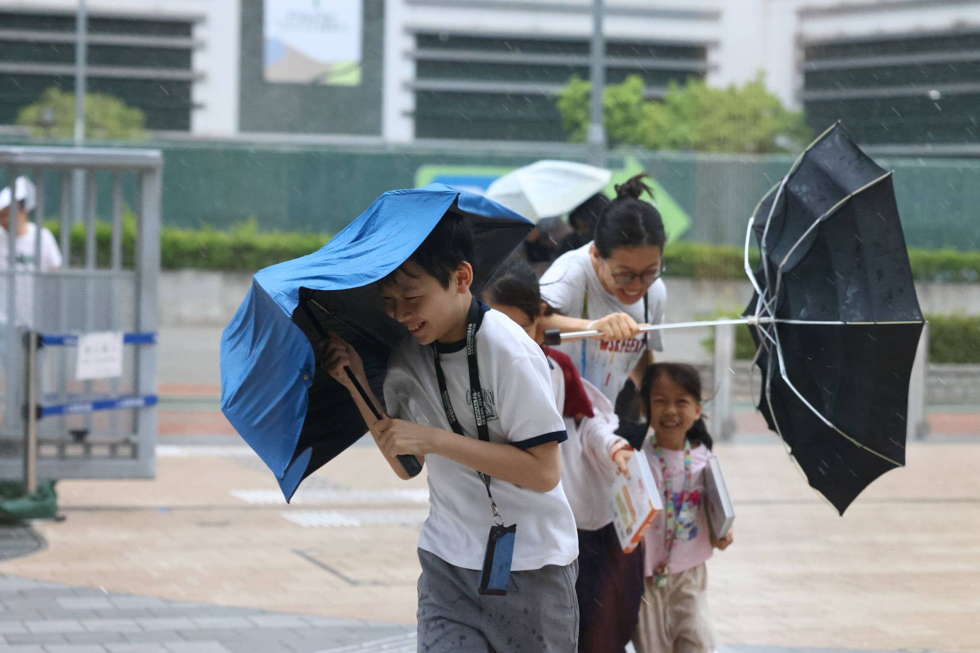 Hong Kong issues red rainstorm warning