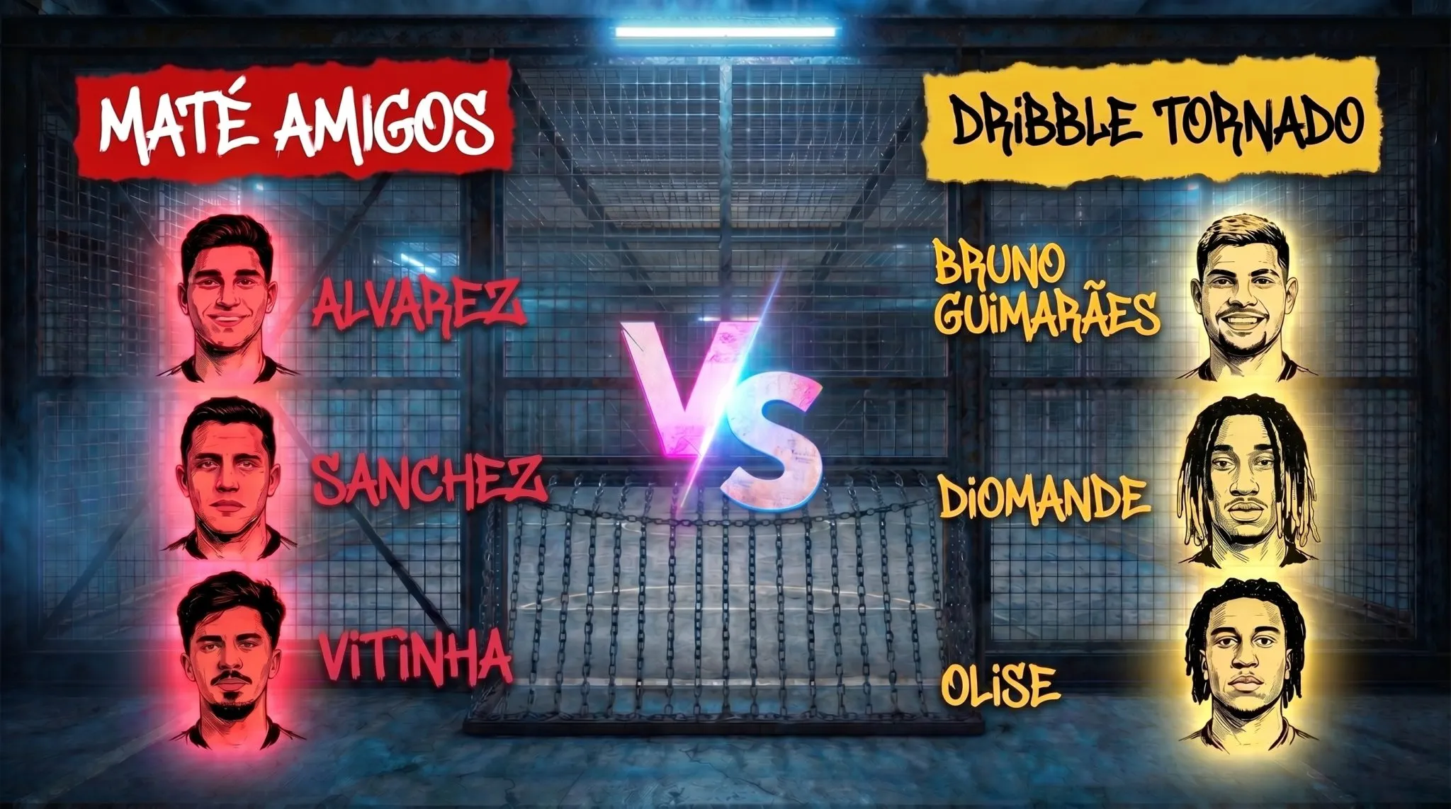 The Cage, Duelo de craques: Vote em Maté Amigos x Dribble Tornado