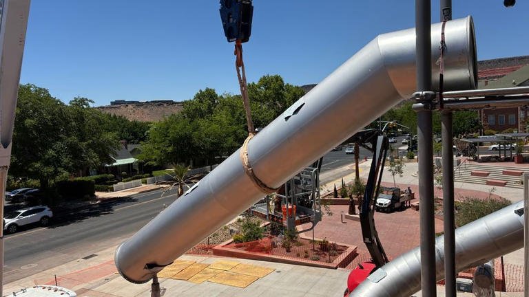 Residents question $400K slides at St. George City Hall parking deck