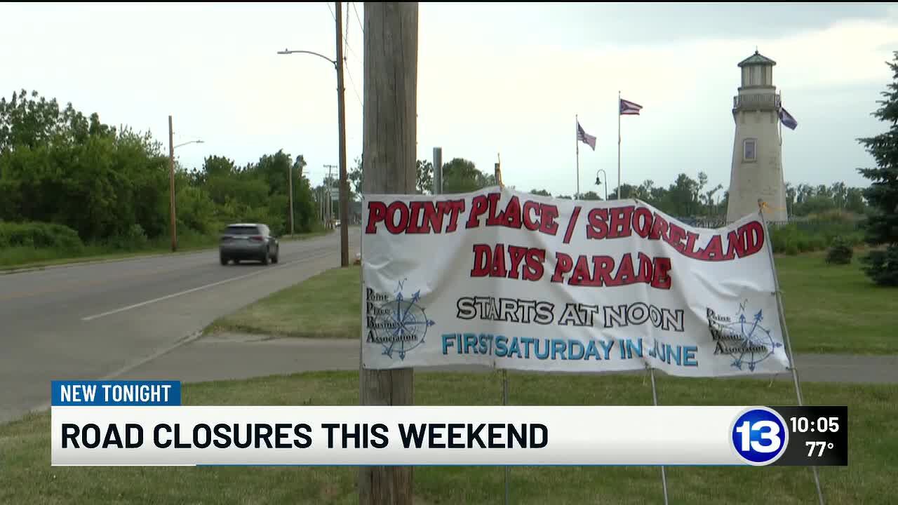 Multiple local parades and festivals bring weekend road closures