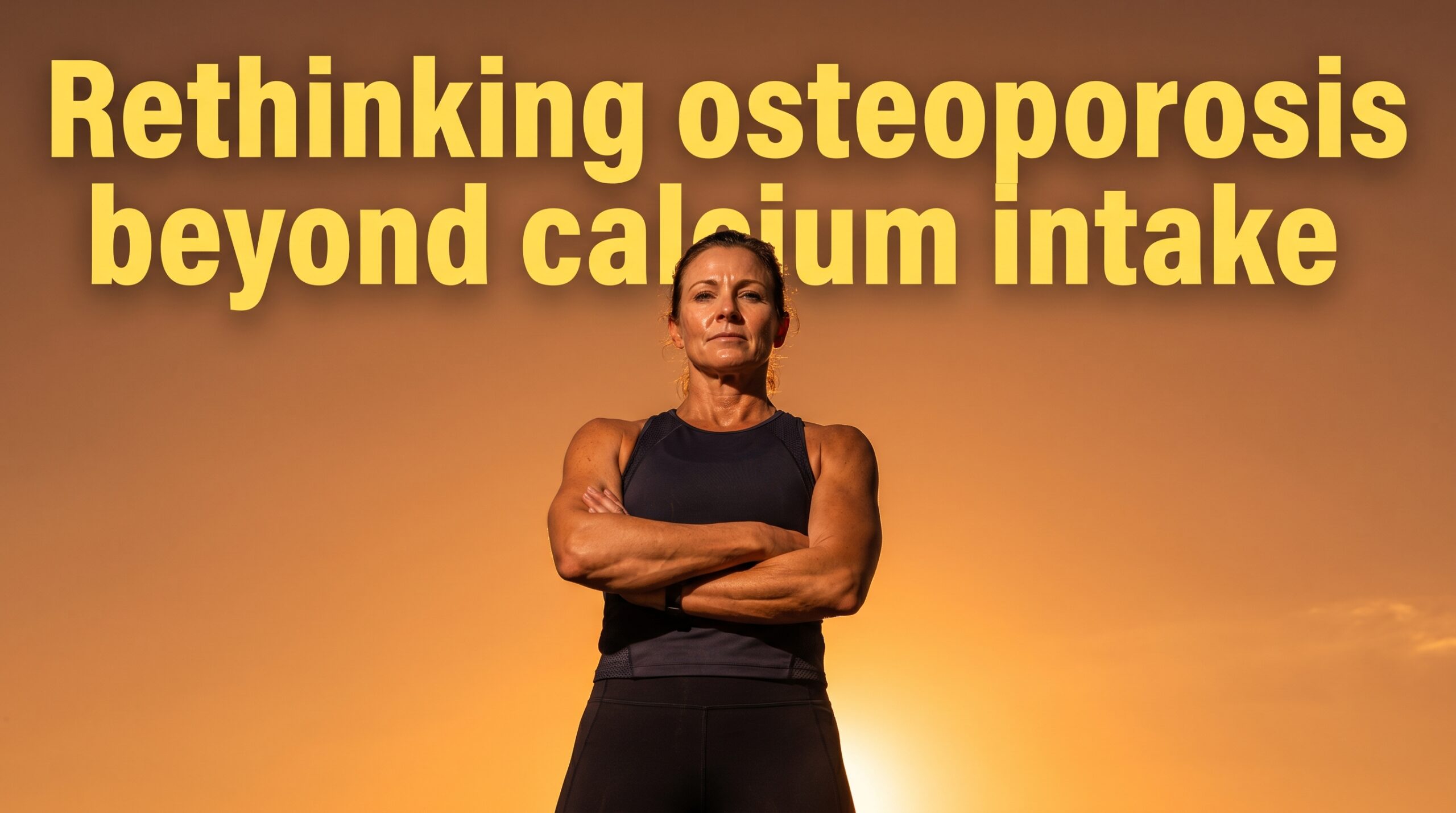 Rethinking osteoporosis beyond calcium intake