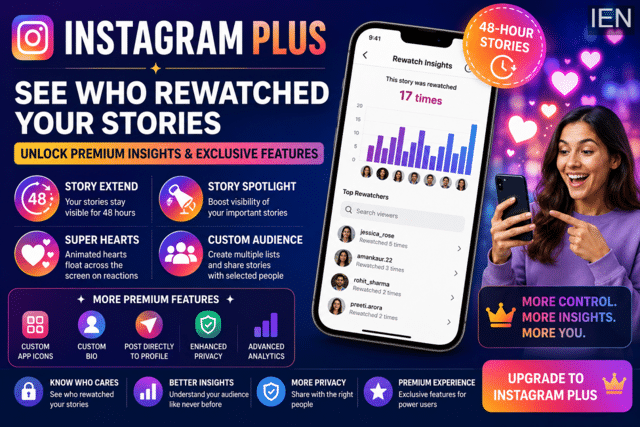 Instagram Plus arrives: See who rewatched your stories, access advanced ...