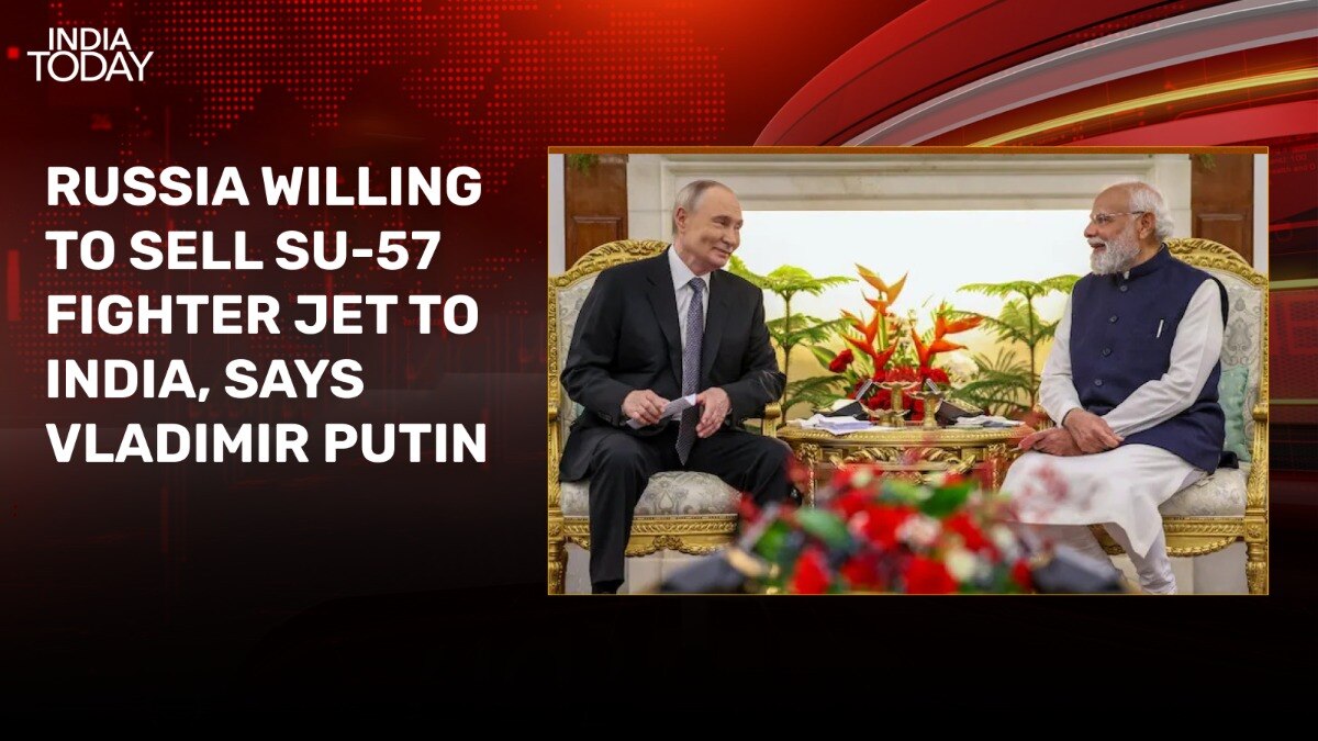 Russia offers Su-57 fighter jet to India, Putin highlights deep defence ...