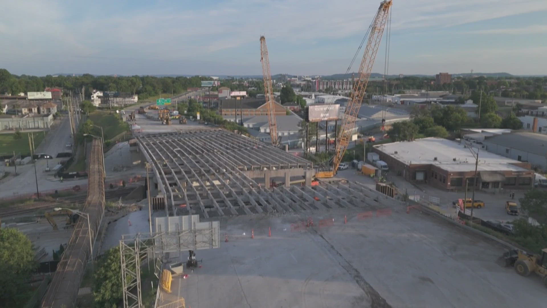 Sky 11 shows first week of I-65 shutdown progress