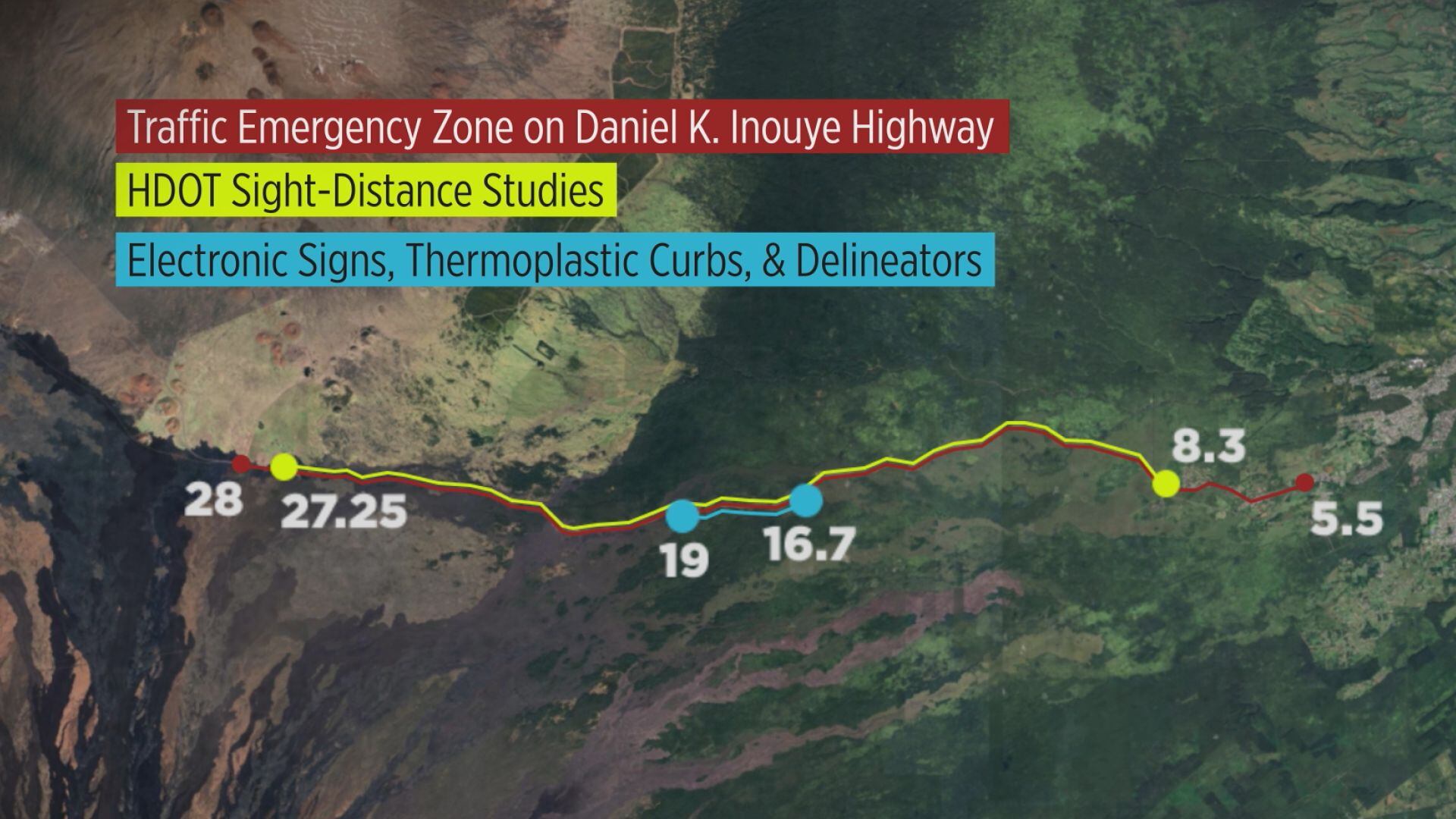 State declares traffic emergency zone on Daniel K Inouye Hwy after ...