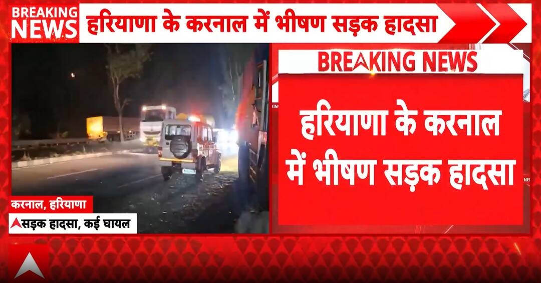 Breaking: Volvo bus bound for Manali collides with truck and tractor ...