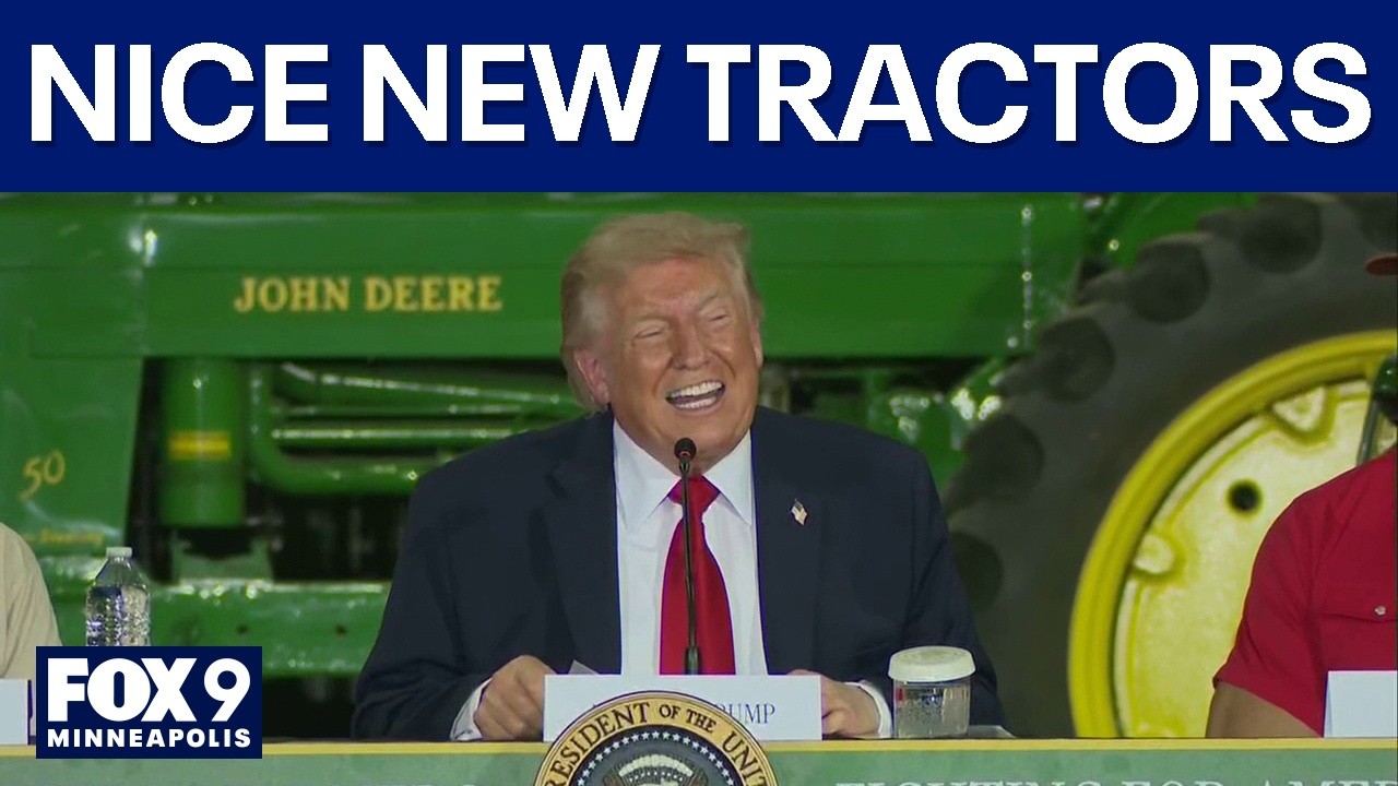 Trump: Tax cuts mean 'nice new tractors'