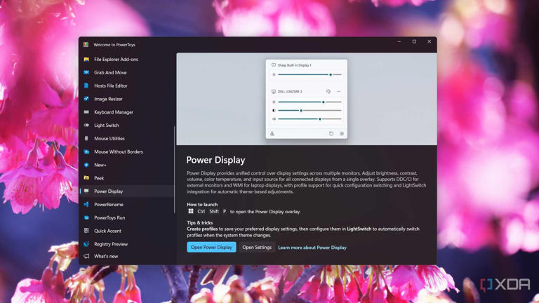 Your desktop monitor needs a brightness slider, and PowerToys has the ...