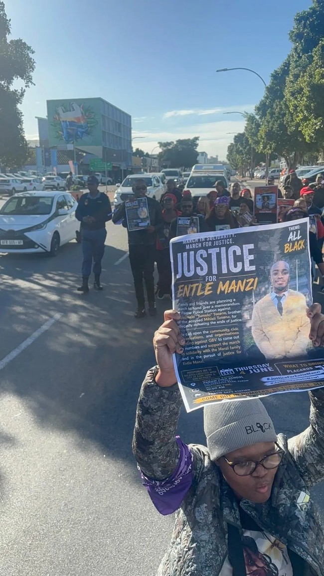 Community marches for justice in Entle Manzi murder case, demanding ...