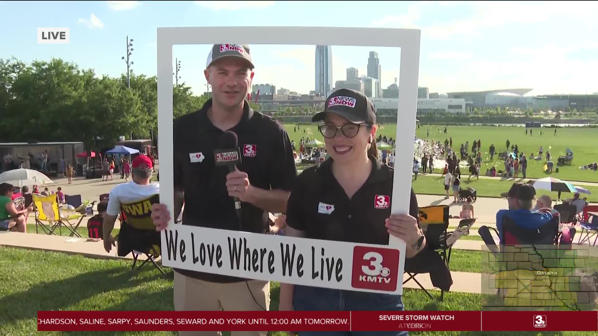 Neighbors gather for fun and drone show at Summerfest