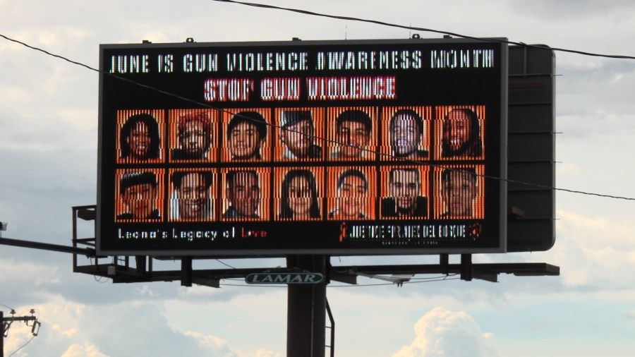 Odessa unites for gun violence awareness billboard event