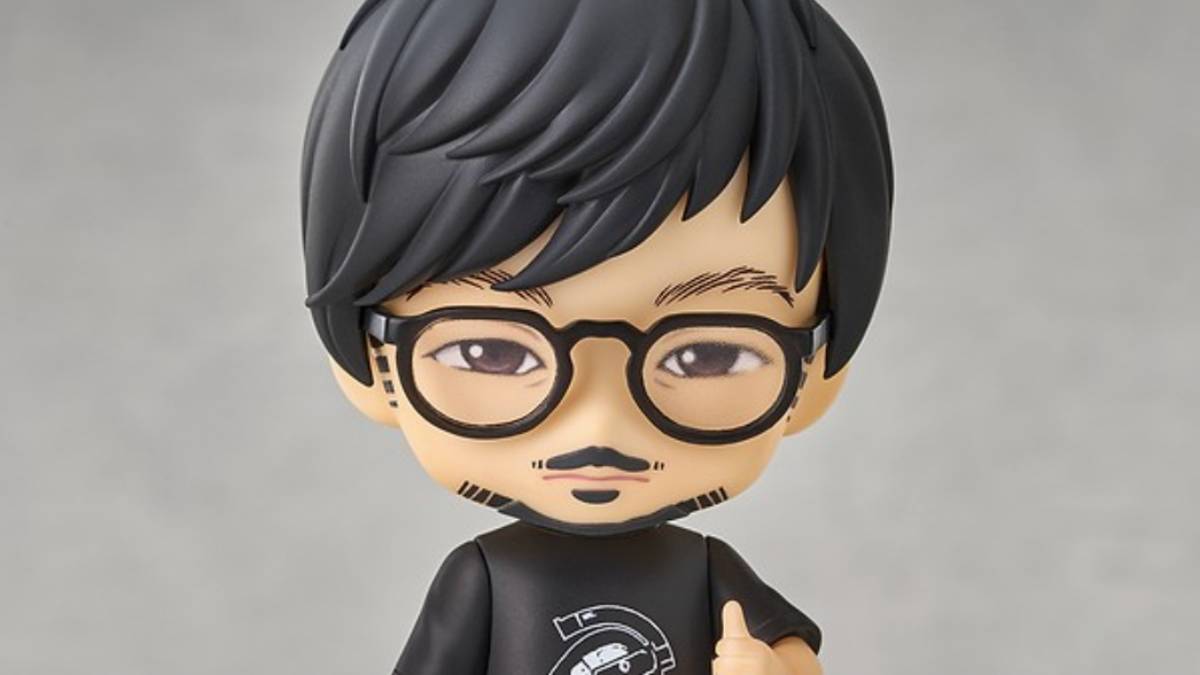 Hideo Kojima being turned into a Nendoroid figure