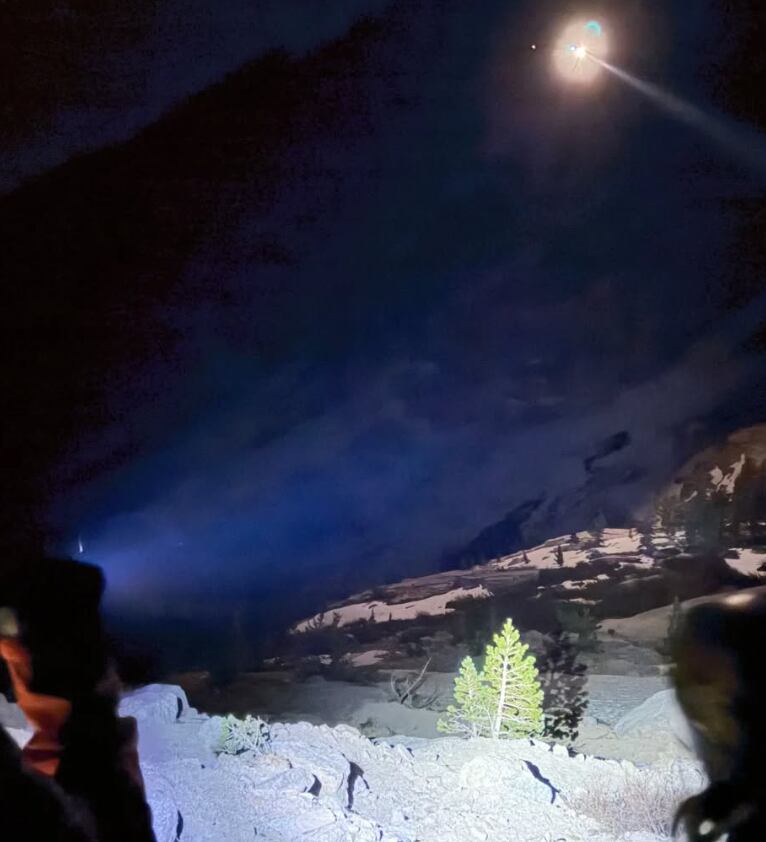 Hiker rescued after falling while descending from Lone Pine Peak