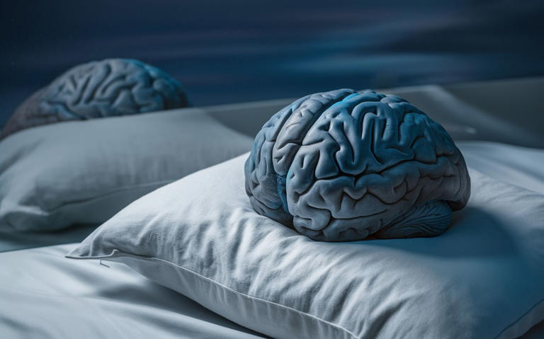 A brain circuit finely doses deep sleep and growth hormone