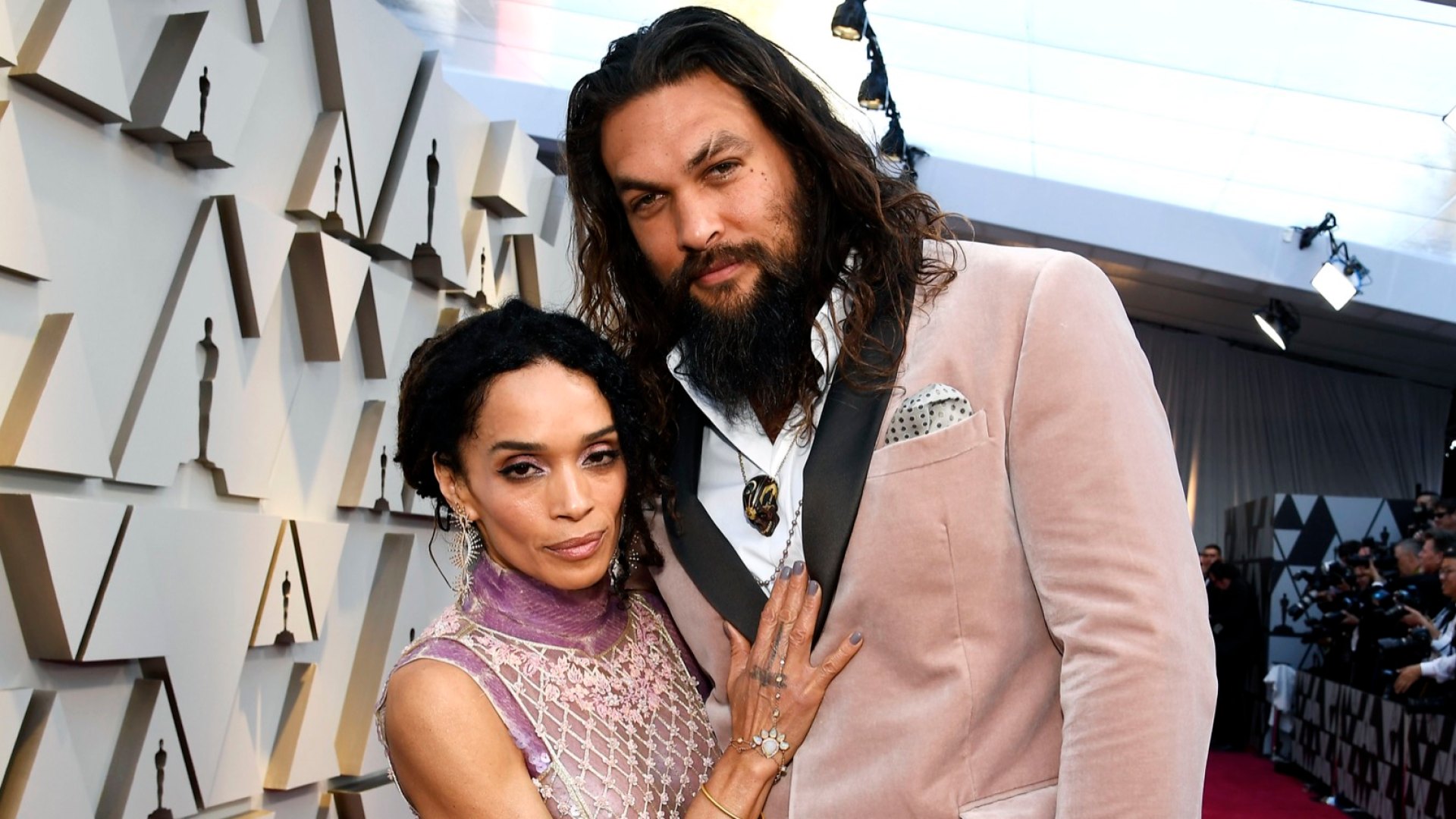 Jason Momoa and ex Lisa Bonet reunite for daughter's high school graduation