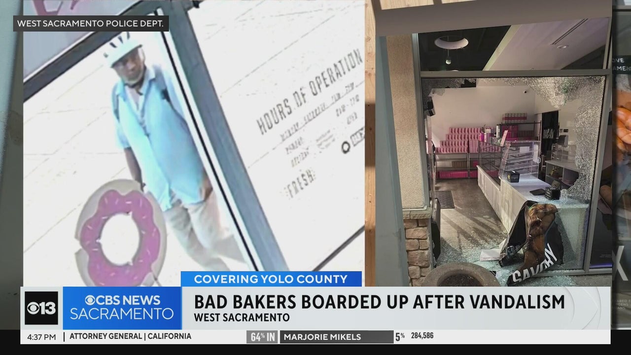 Bad Bakers in West Sacramento boarded up after vandalism