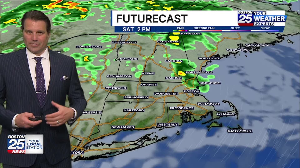 Boston 25 Friday late night weather forecast