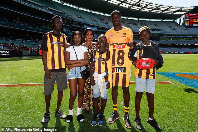 Hawthorn star Mabior Chol was the target of shocking racist abuse after ...