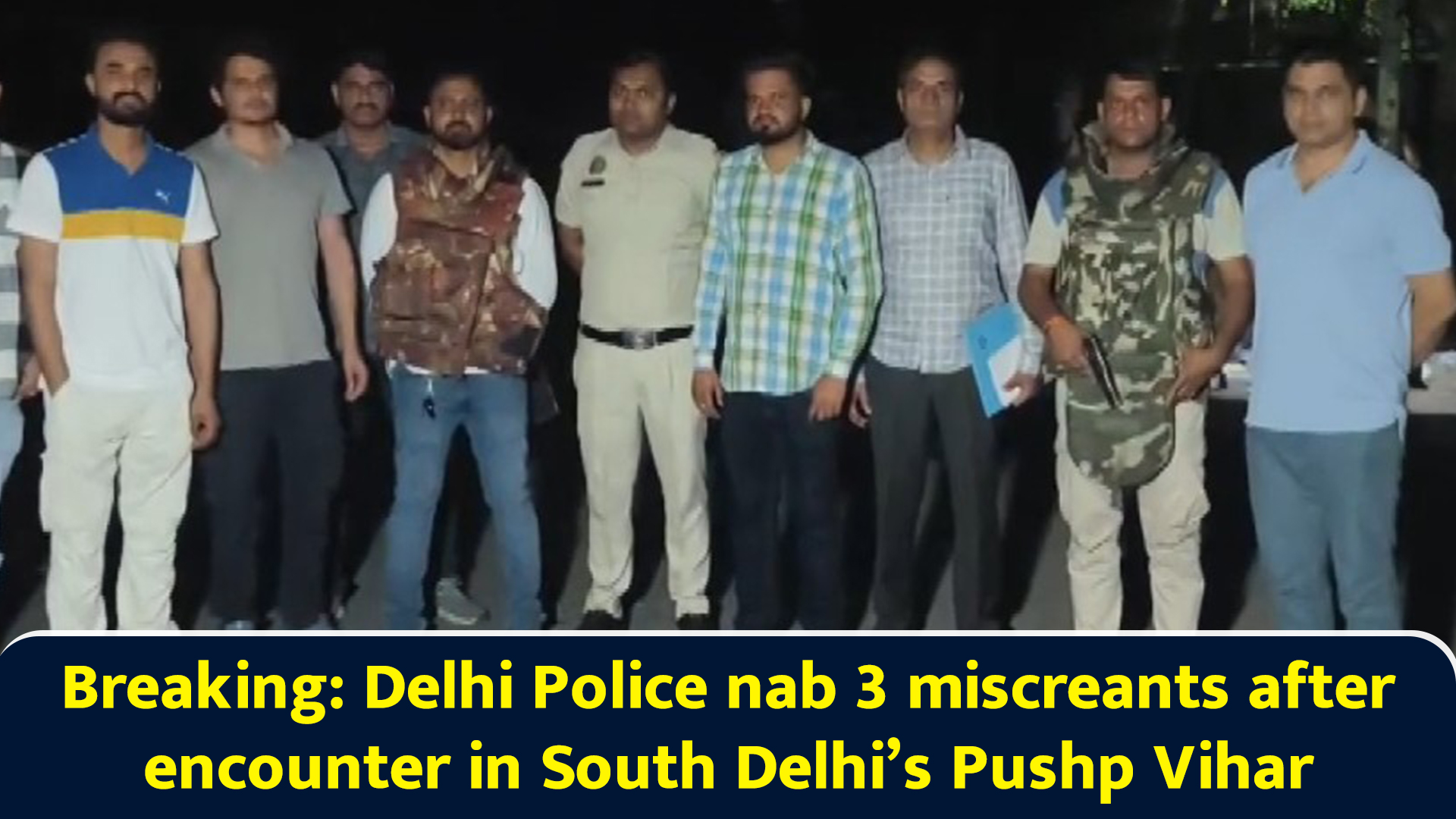 Breaking: Delhi Police nab 3 miscreants after encounter in South Delhi ...