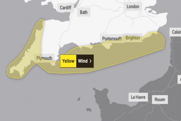 Weather warning for strong winds issued for the island after heavy rainfall