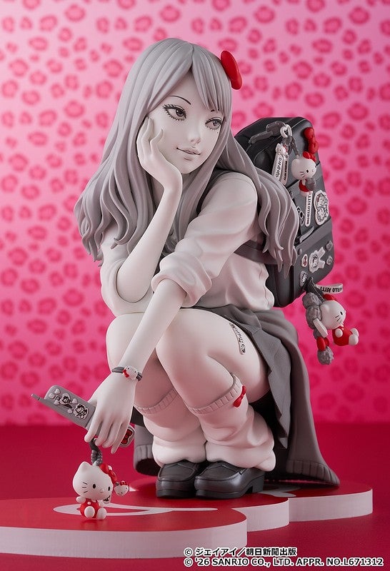 New Junji Ito figure is gyaru Tomie with Hello Kitty