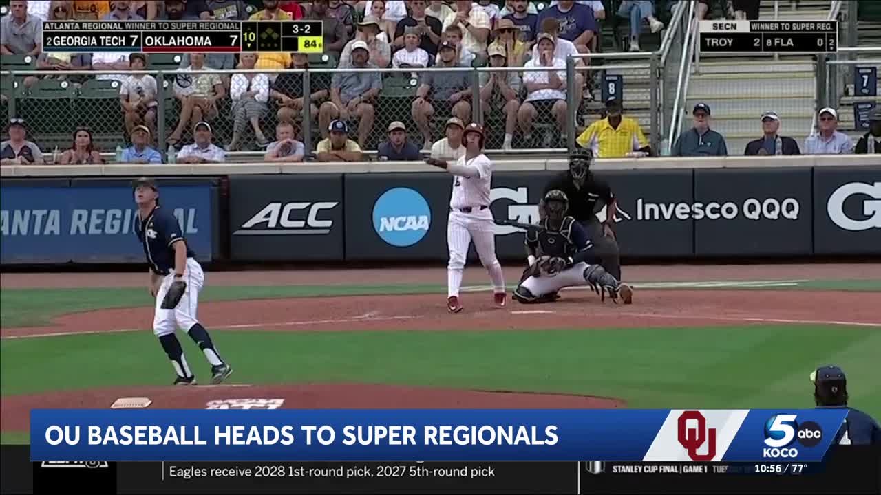 Oklahoma Sooners baseball team is super regional-bound