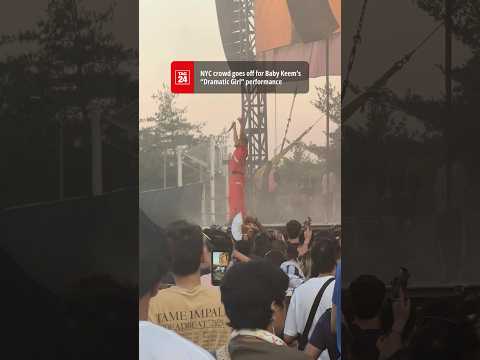 NYC crowd goes off for Baby Keem’s performance of “Dramatic Girl” at ...