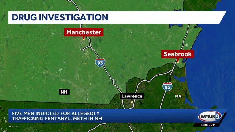 Five men indicted in drug trafficking ring allegedly targeting New ...