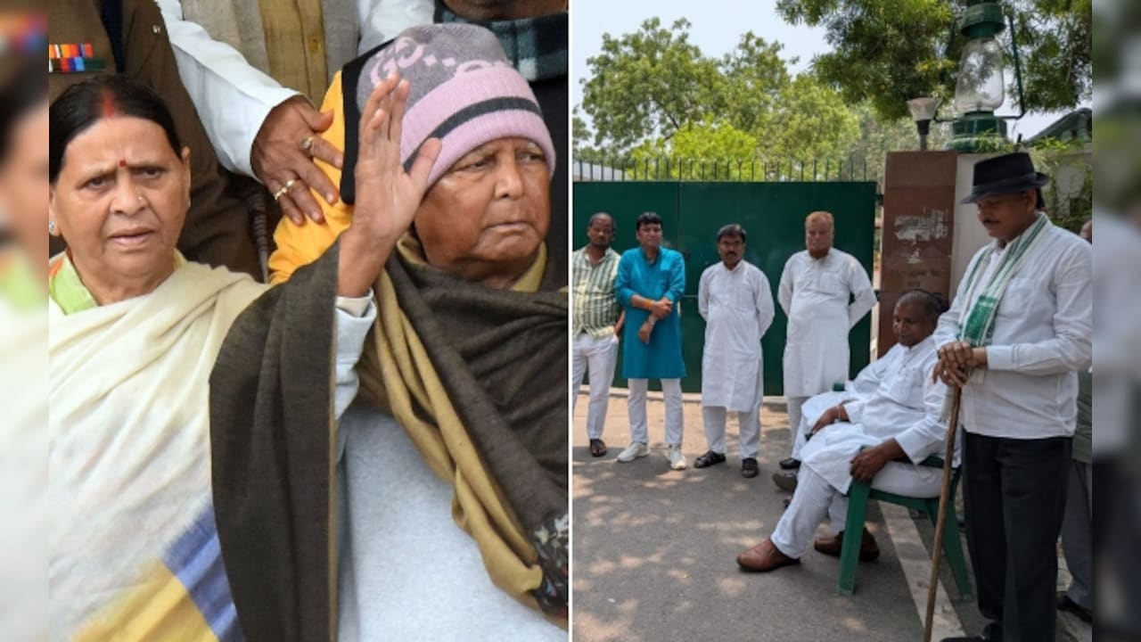Lalu Yadav, Rabri Devi's Z-plus cover withdrawn, RJD workers guard home ...