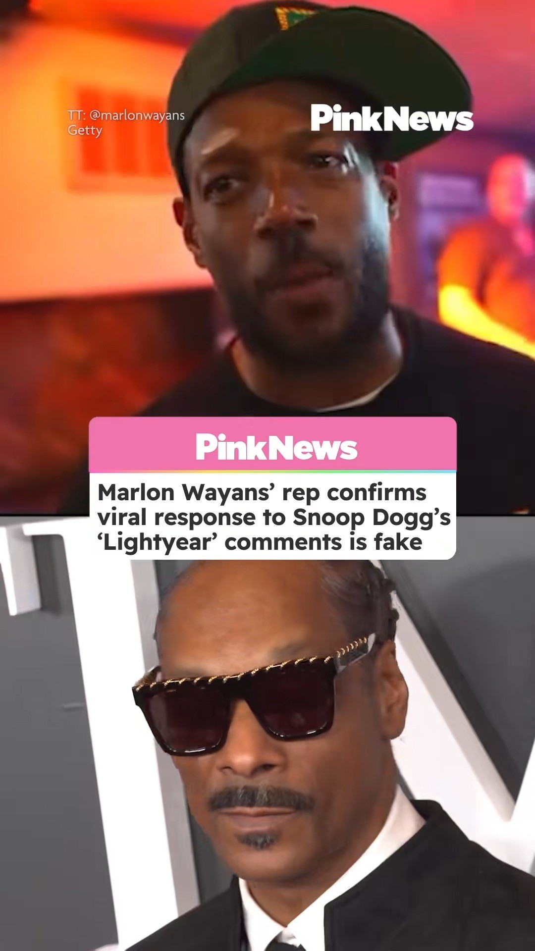 Marlon Wayans' rep denies viral Snoop Dogg Lightyear comments on trans ...