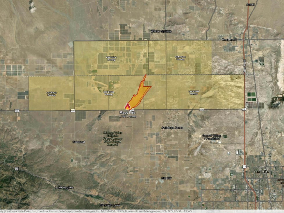 Fairmont fire: See Macy fire perimeter, evacuation zones