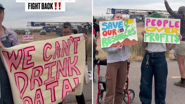 Tucson residents rally at dawn as Beale data center starts drilling ...